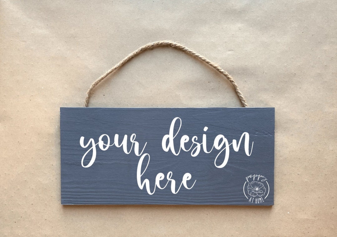 Custom Grey Wood Sign Personalized Grey Wood Sign Custom - Etsy