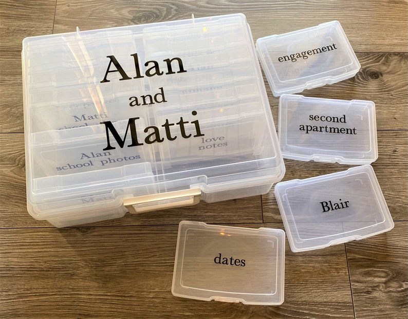 Custom Photo Box Personalized Photo Box Custom Family | Etsy