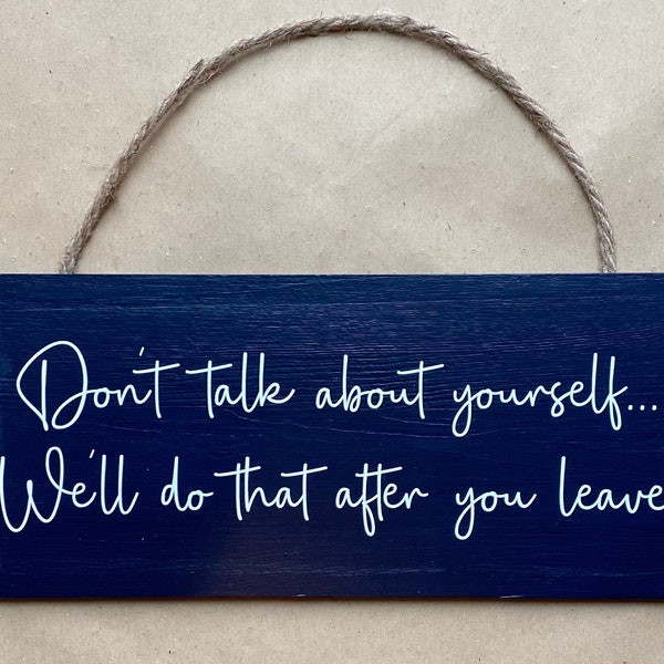 Navy Blue Sign - Etsy