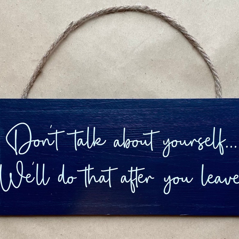 Navy Blue Sign - Etsy