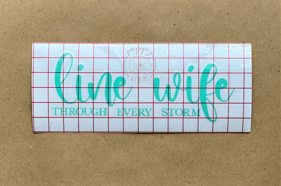 Line Wife Decal Line Wife Car Decal Lineman Decal | Etsy