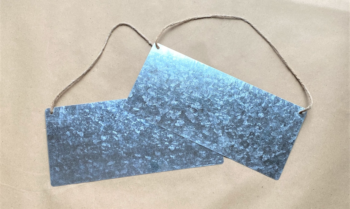 Custom Galvanized Metal Sign Personalized Metal Sign | Etsy