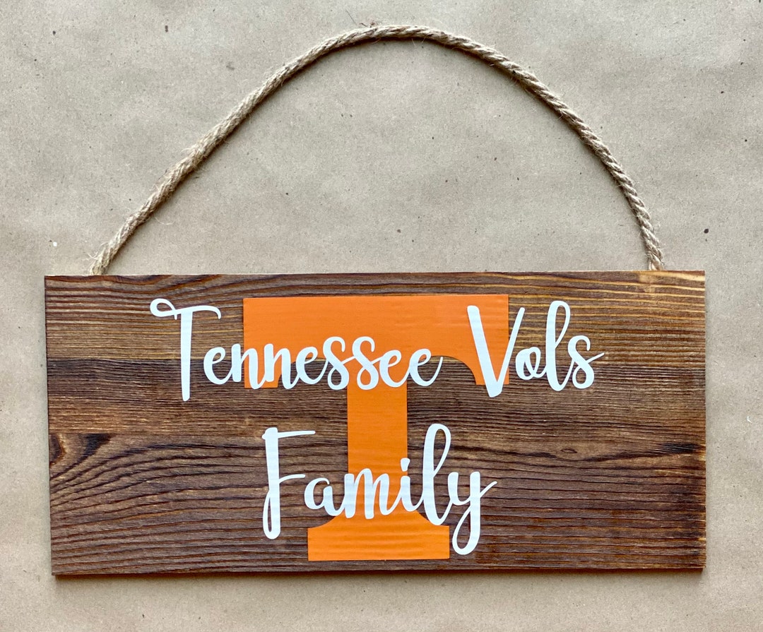 TN Vols Sign - TN Vols Family Sign - Tennessee Vols Sign - Etsy