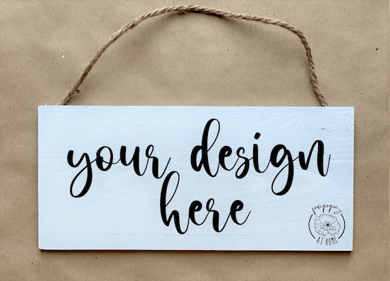 Custom White Wood Sign Personalized White Wood Sign Custom - Etsy