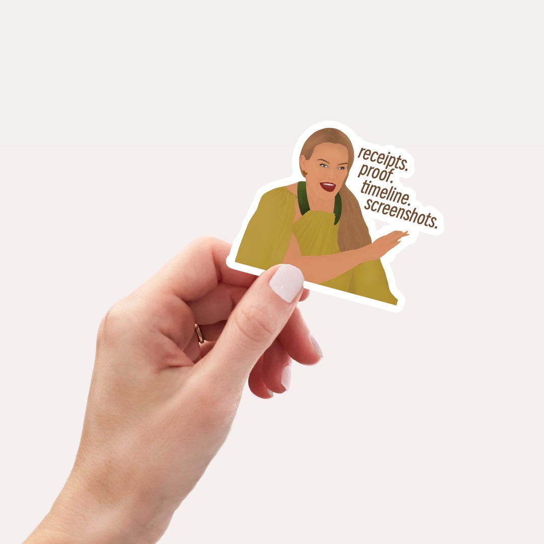 Receipts, Proof, Screenshots, Timeline Sticker | Heather Gay Laptop ...