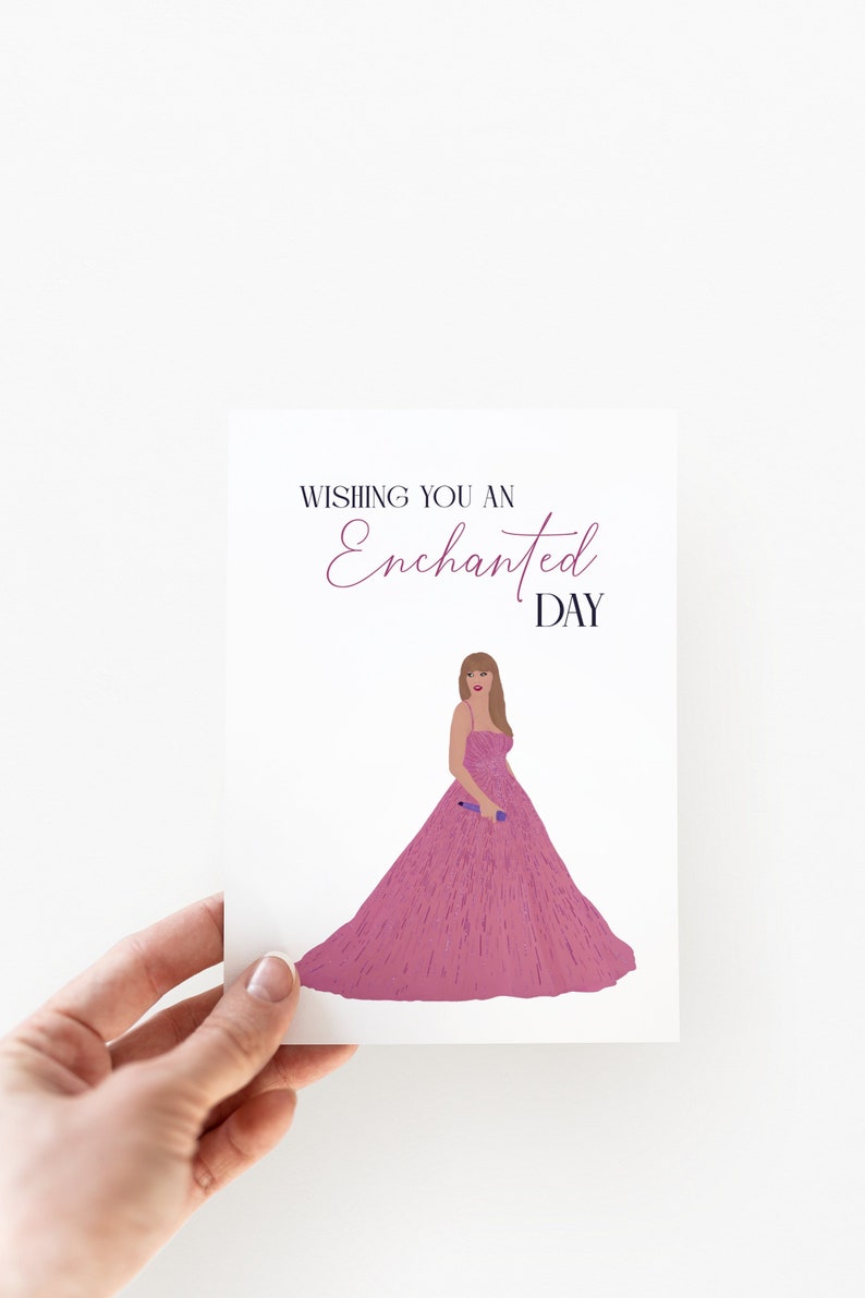 Taylor Swift Enchanted Card Envelope Enchanted Day Card Speak Now Era ...