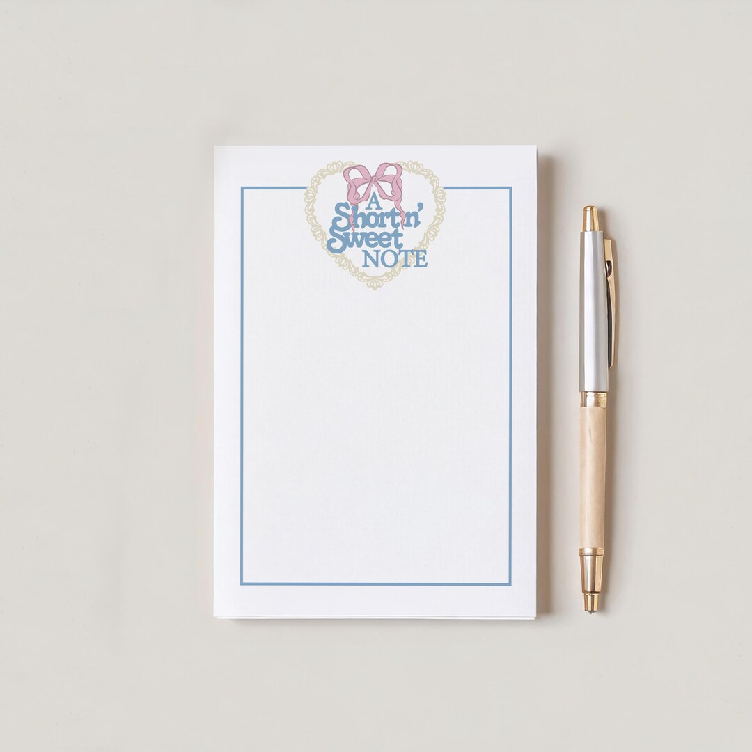 Short N' Sweet Post-it® Note Pads 4x6 or 3x3 Notepad Sabrina Carpenter ...