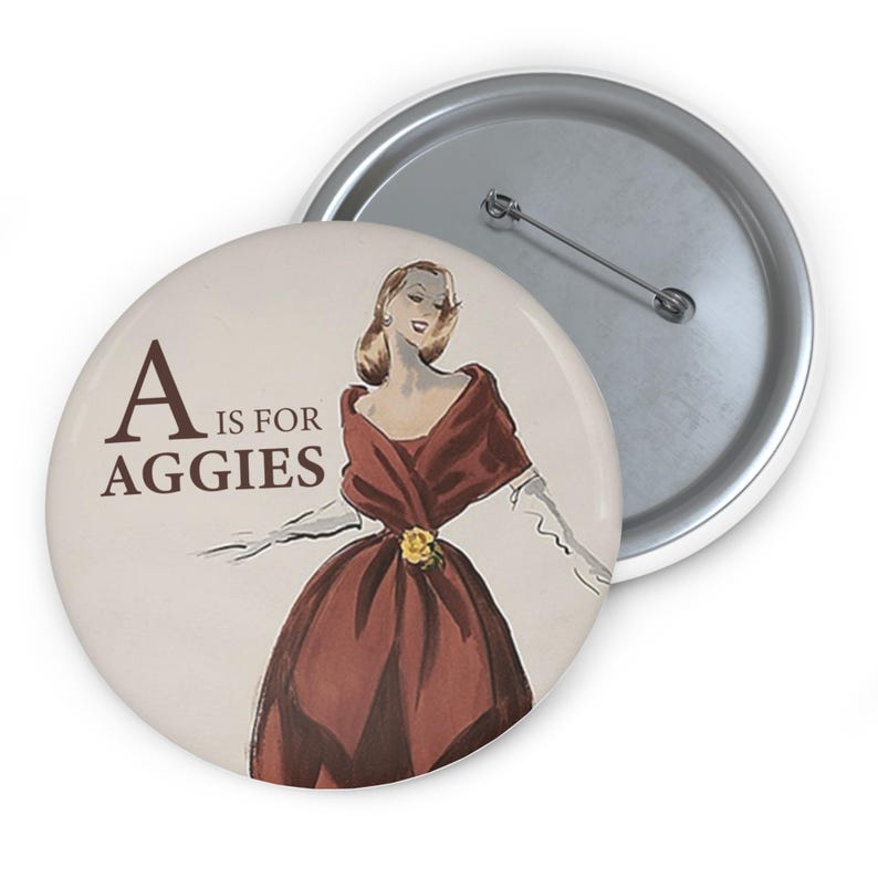 A is for Aggies Game Day Buttons | Texas A&M Game Day Pins | College ...