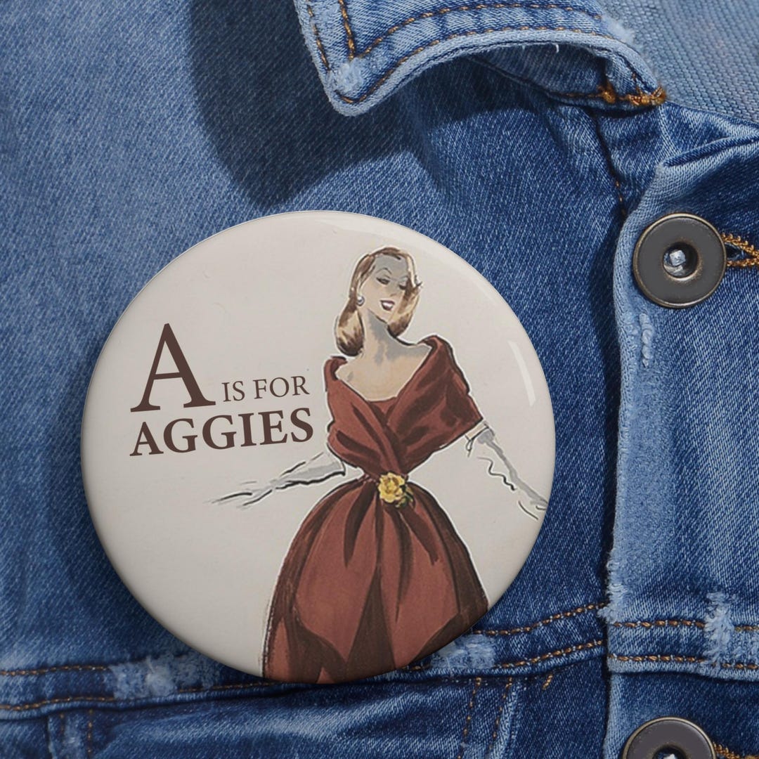 A is for Aggies Game Day Buttons | Texas A&M Game Day Pins | College ...