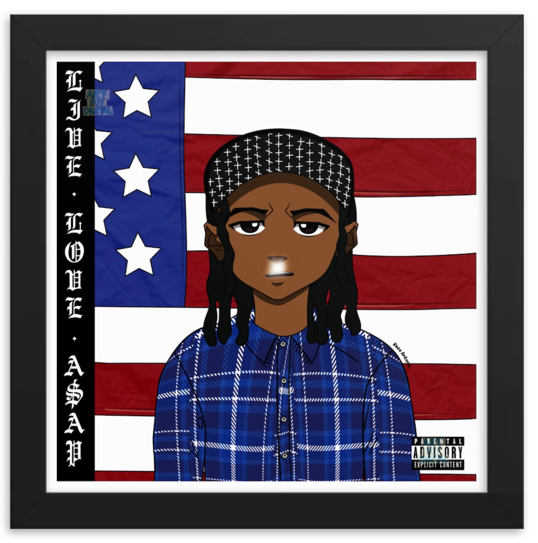 ASAP Rocky Poster, ASAP Rocky Album Cover, ASAP Rocky Hiphop Cover ...