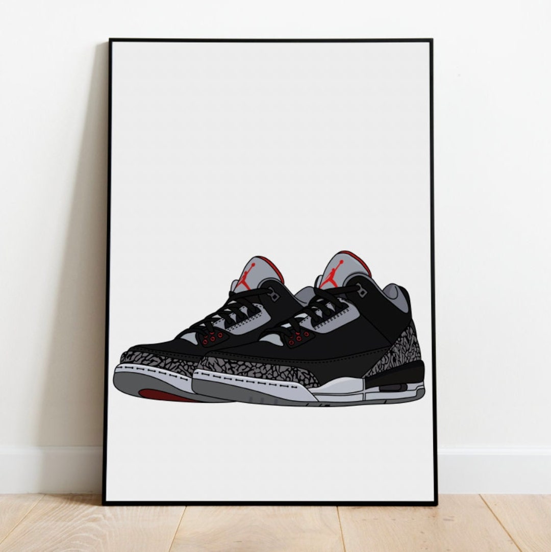 Air Jordan Poster Sneakerhead Poster Hypebeast Artwork - Etsy