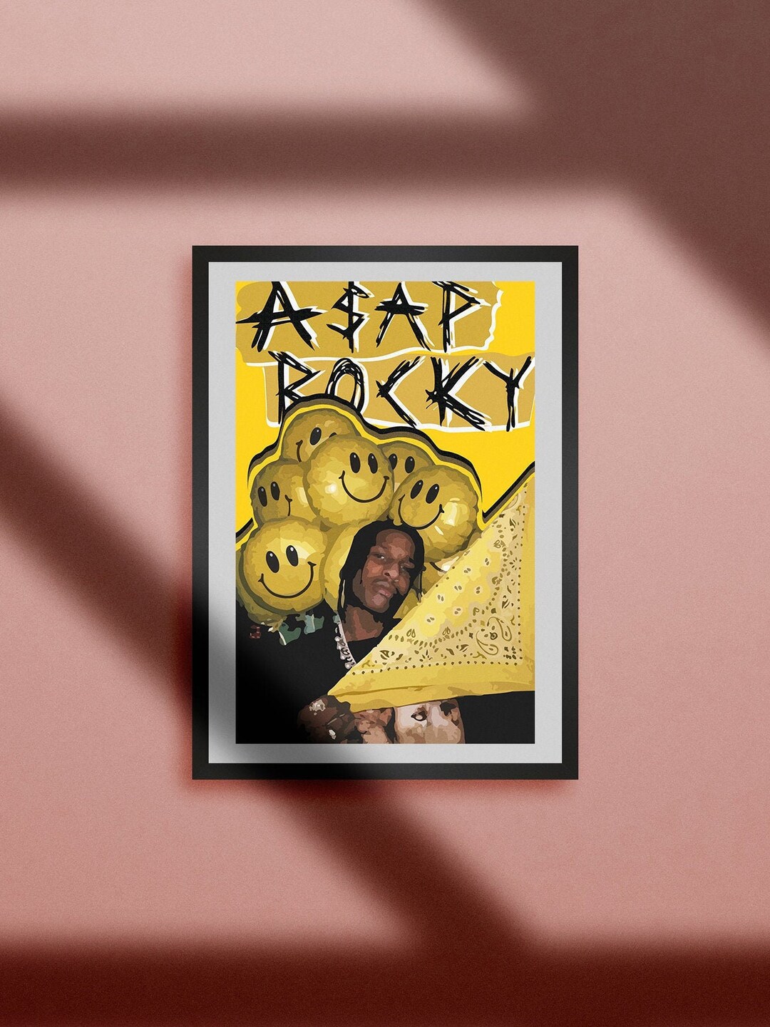 Asap Rocky Artwork, Asap Rocky Poster, Hypebeast Art, Asap Rocky ...