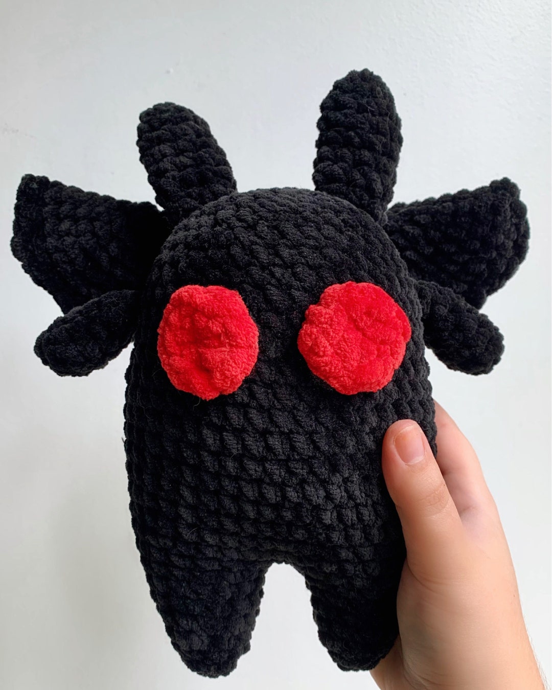 Mothman Plush | Cryptid Amigurumi Crochet Plush Toy Stuffed Animal - Etsy