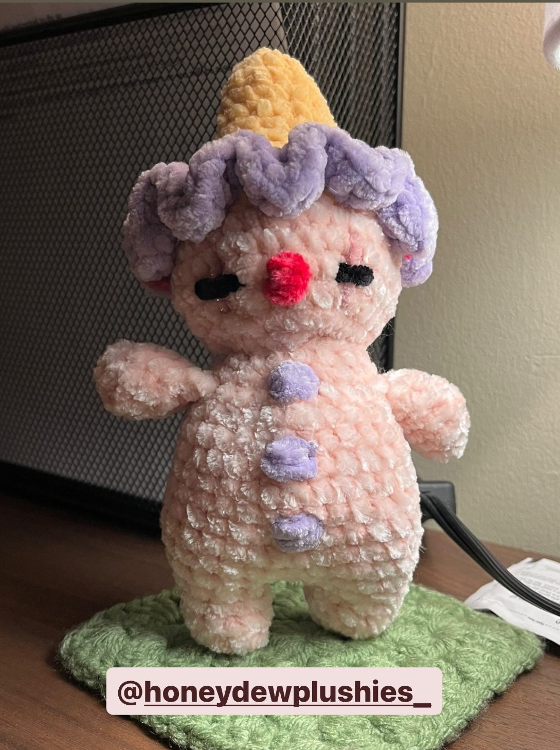 Crochet Silly Sad Clown Plushie PATTERN Advanced Beginner Crochet ...