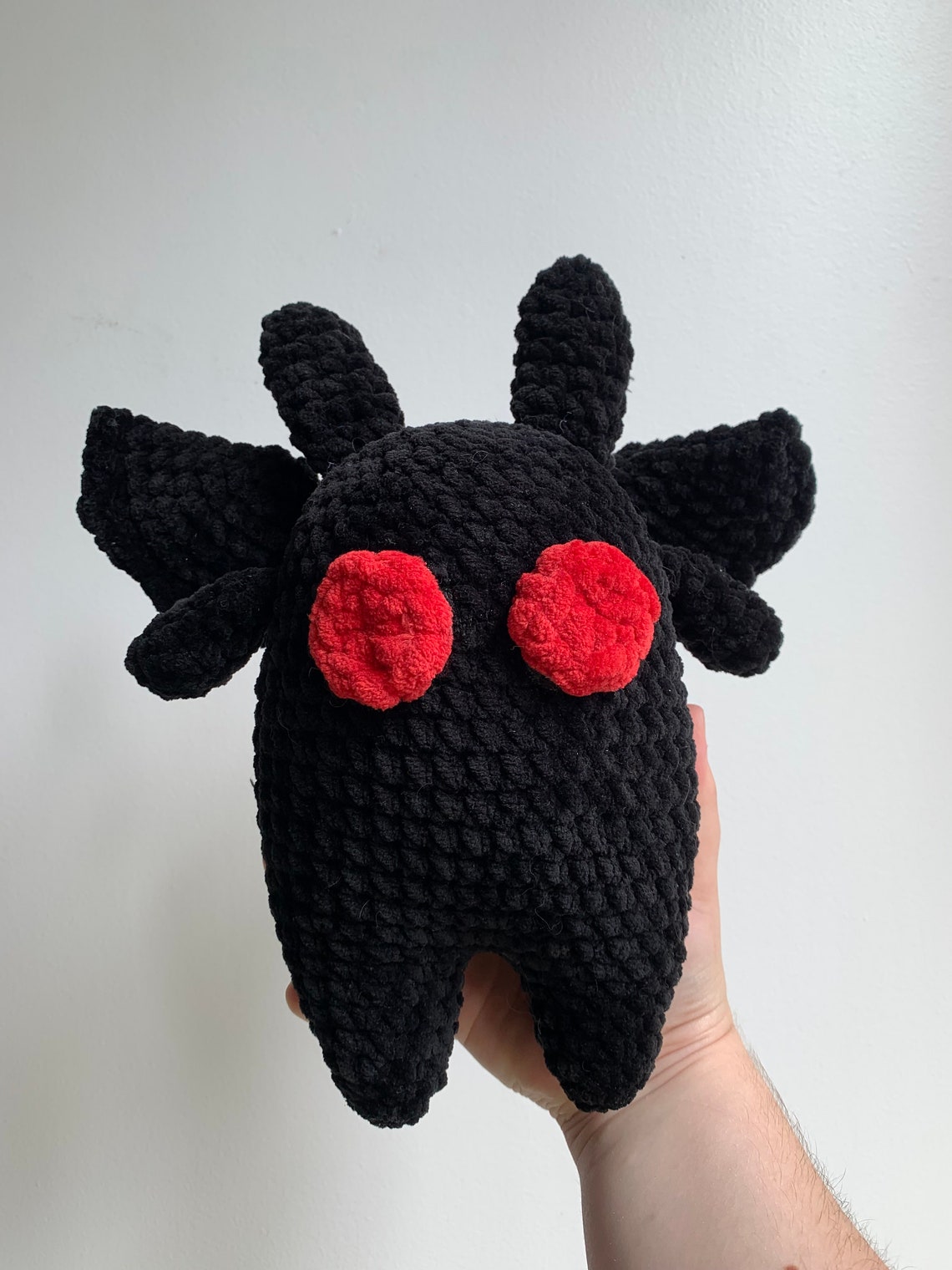Mothman Plush Cryptid Amigurumi Crochet Plush Toy Stuffed Animal - Etsy