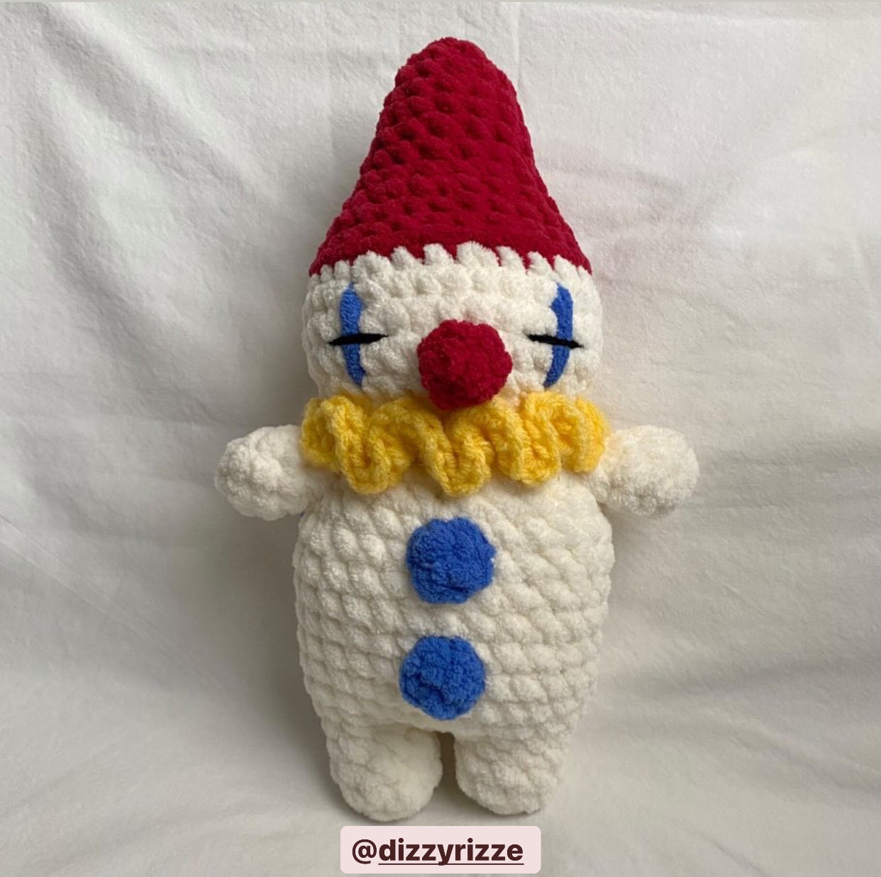 Crochet Silly Sad Clown Plushie PATTERN Advanced Beginner Crochet ...