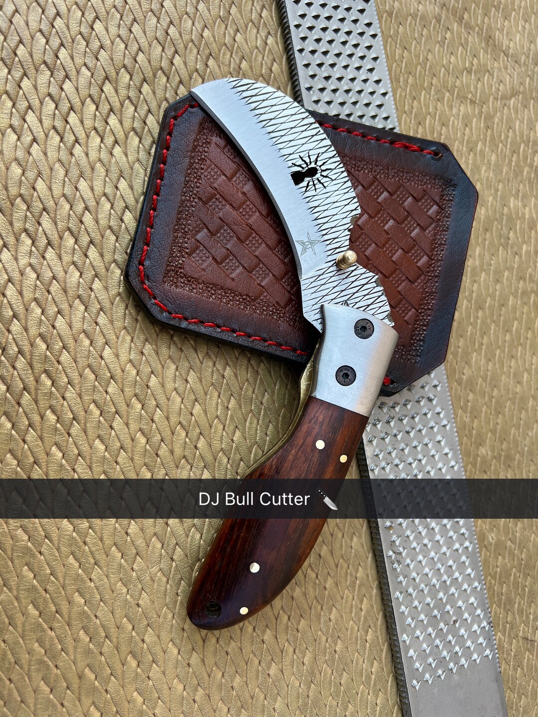 Custom Handmade Horseshoe Rasp Hawkbill Pocket Knife, - Etsy