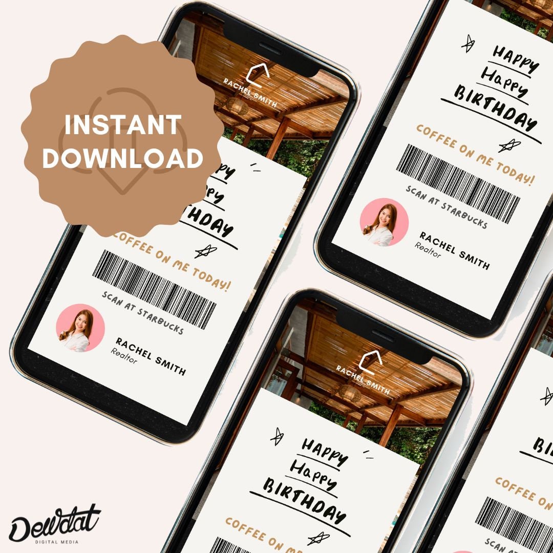 Realtor Birthday Card: Customizable Happy Birthday Greetings for ...