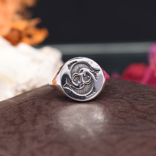 Pisces Gold Ring - Etsy