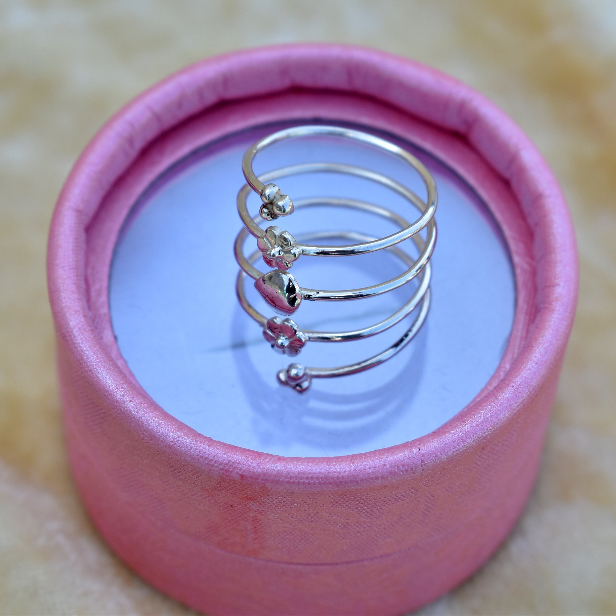 925 Sterling Silver Spiral Ring / Swirl Ring / Wrap Ring / - Etsy