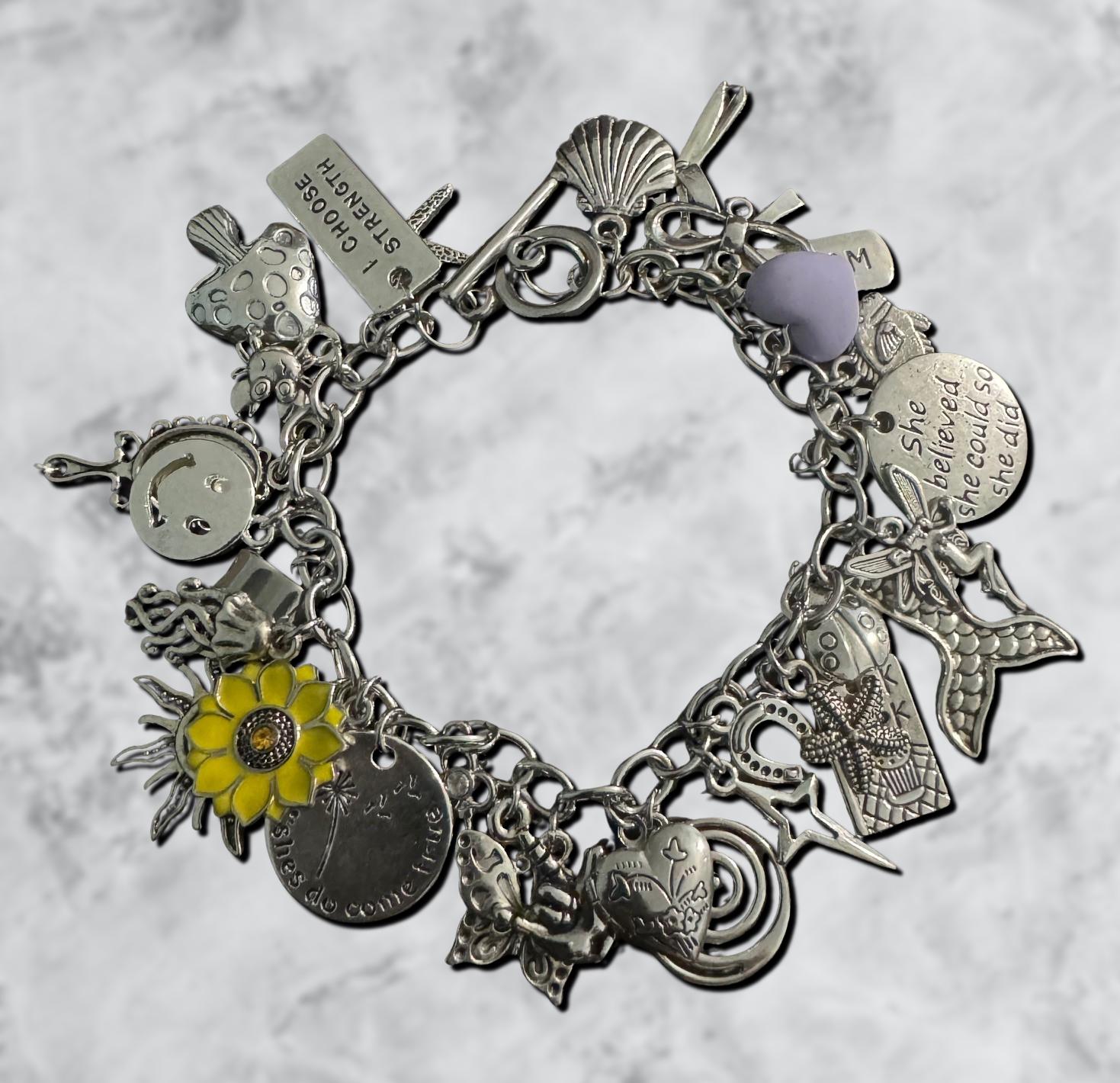 Assorted Junk Charm Bracelets - Etsy