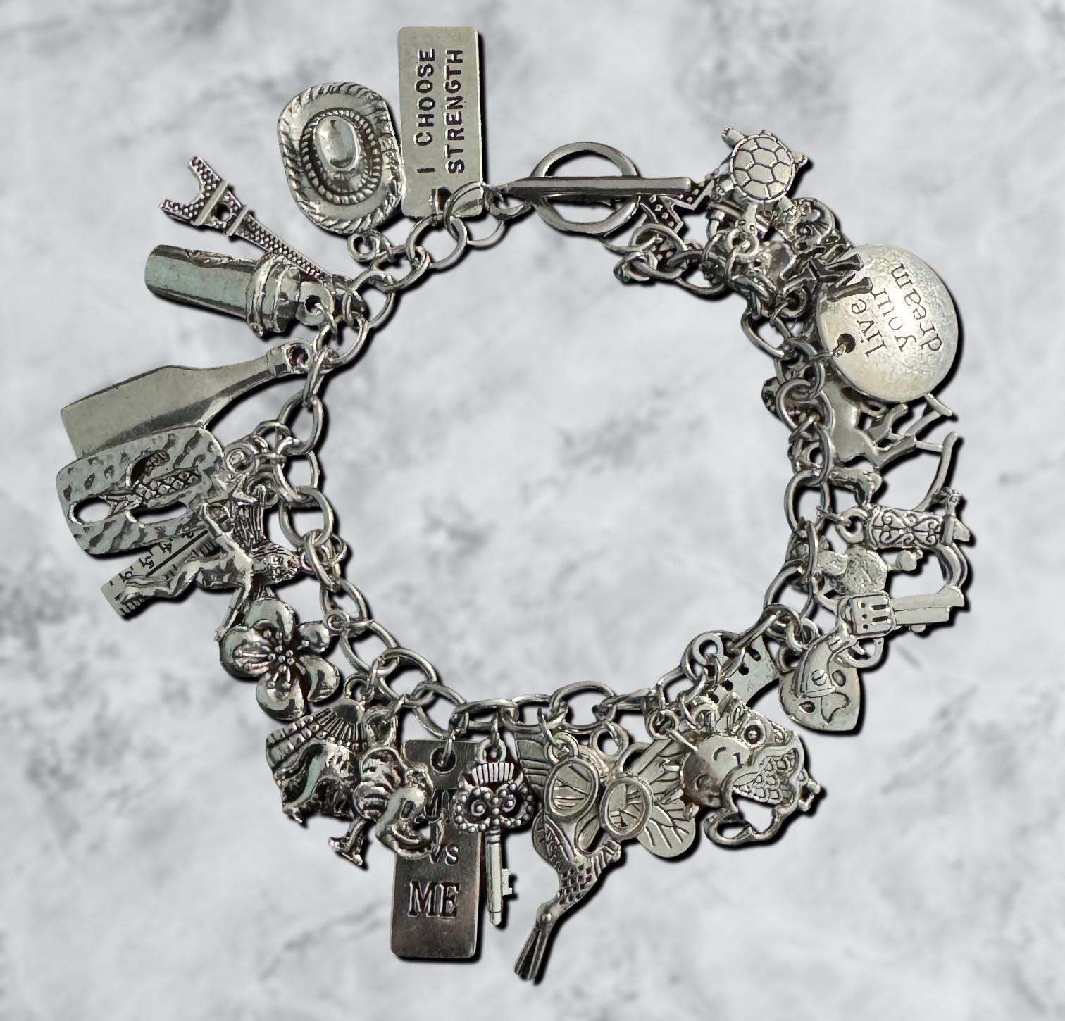 Assorted Junk Charm Bracelets - Etsy