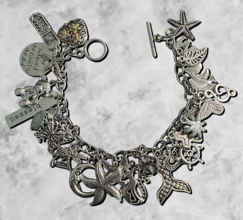 Assorted Junk Charm Bracelets - Etsy