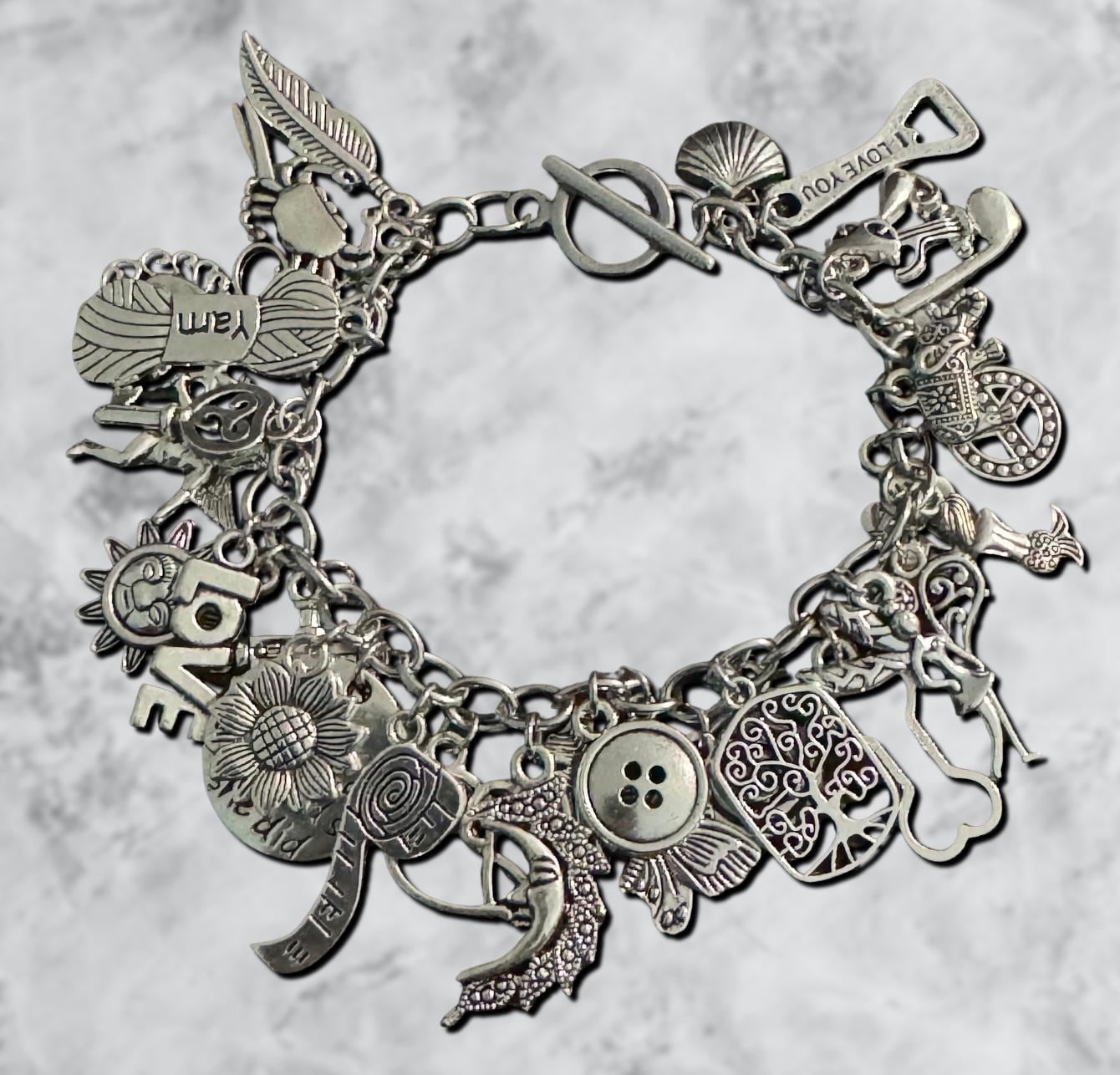 Assorted Junk Charm Bracelets - Etsy