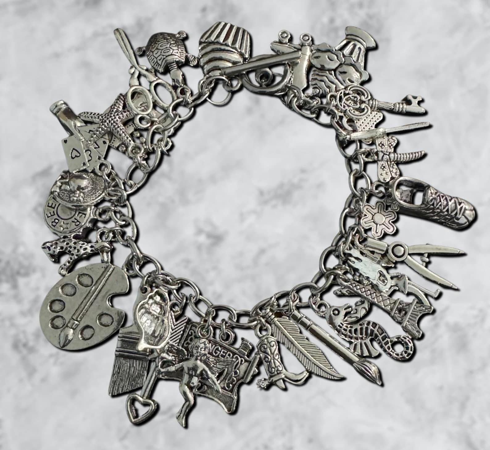 Assorted Junk Charm Bracelets - Etsy