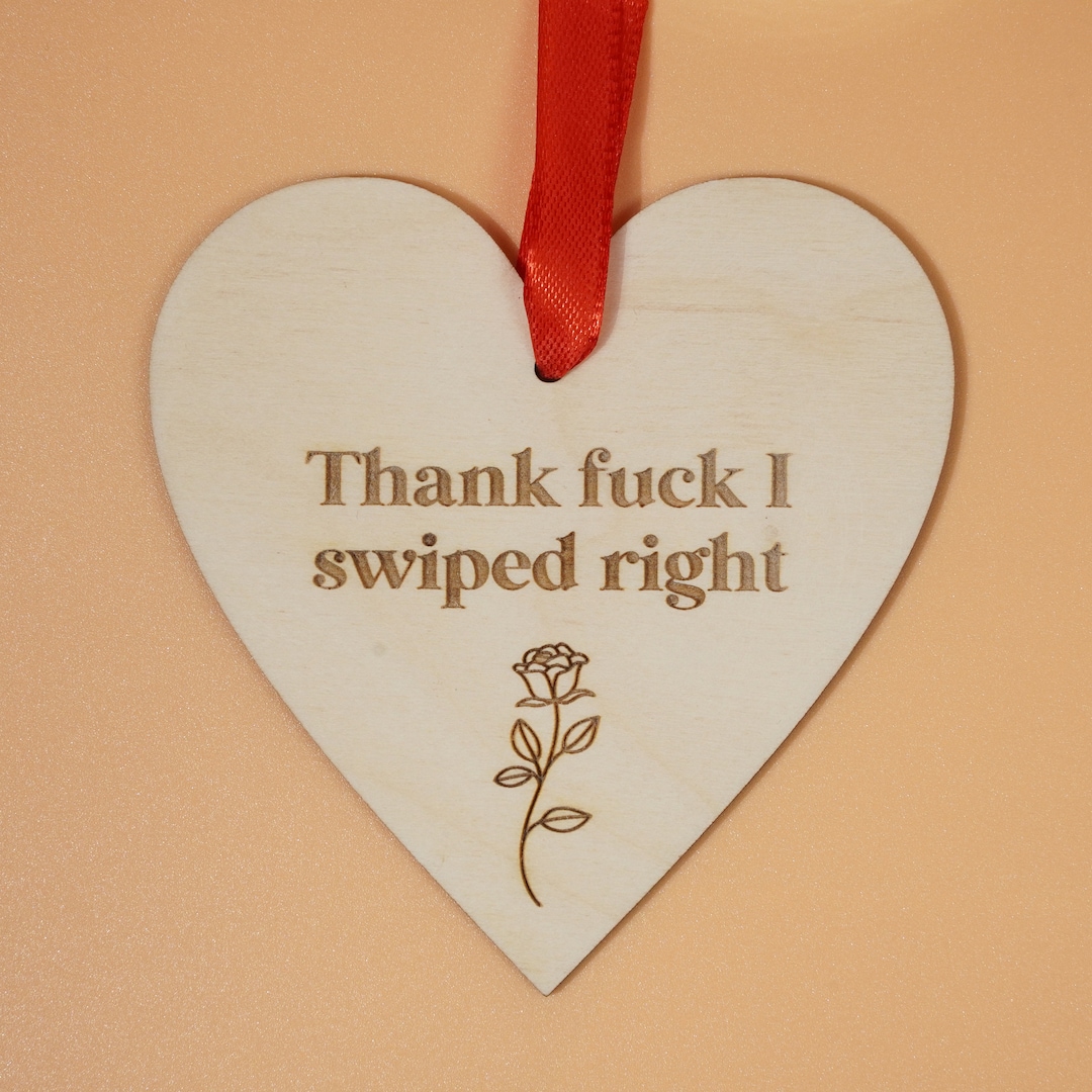 Tinder Gift, Tinder Card, Swiped Right, Gift for Her, Gift for Him ...