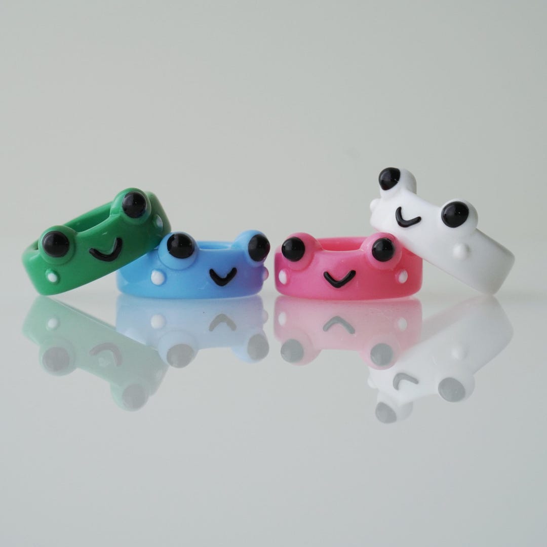 Frog Ring, Frog Jewellery, Frog Gift, Frog Lovers, Cute Statement Rings ...