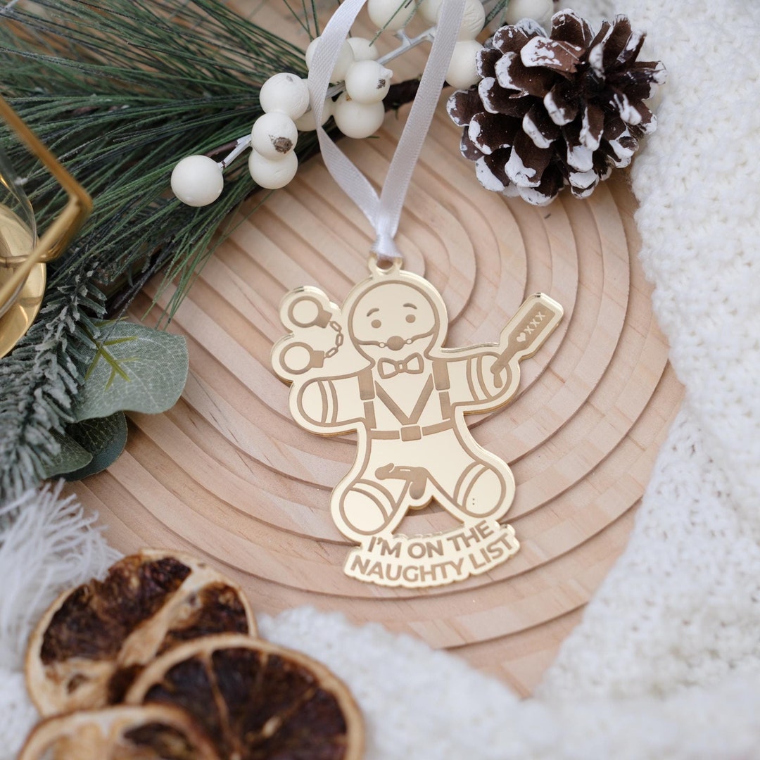 Rude Bondage Gingerbread Man Ornament Christmas Rude Secret Santa Gifts ...