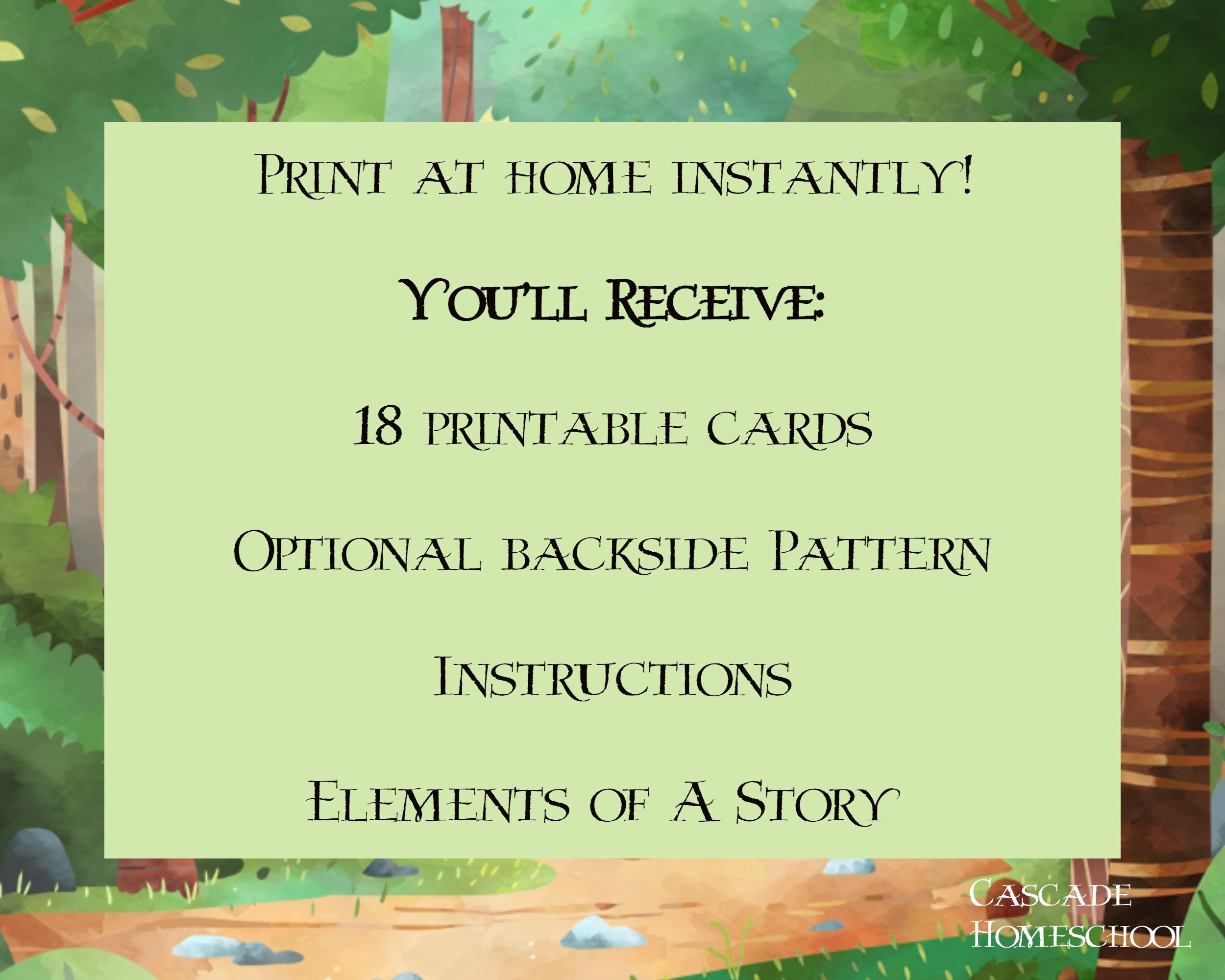 Printable Fantasy Story Cards | 18 Cards | Imaginative Game ...