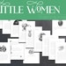 Little Women Handwriting Printable Trace Letters Homeschooling Writing ...