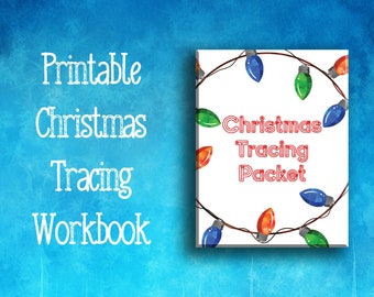 Printable Christmas Activity Book Holiday Workbook Mazes | Etsy