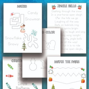 Christmas Bundle | Holiday Workbooks | Story Cards, Printable Ornaments ...