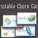 Printable Chore Cards | Family Contributions | Chore Chart Download - Etsy