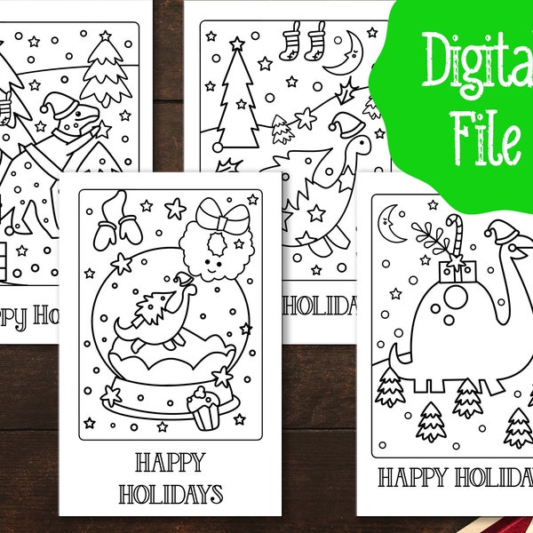 Dinosaur Card - Etsy