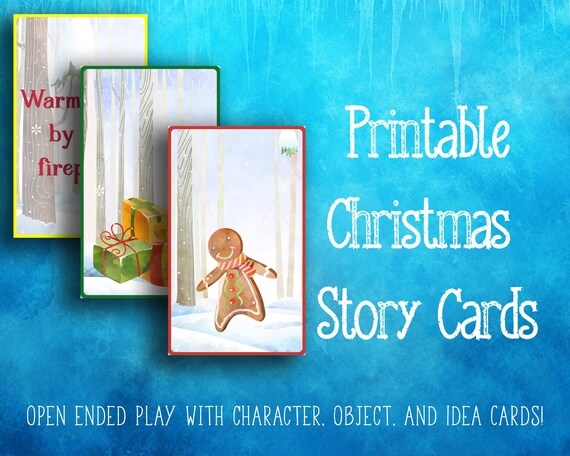 Printable Christmas Story Cards 30 Cards Holiday Game - Etsy