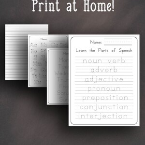 Handwriting Practice Packet Printable | Trace Letters and Numbers ...