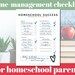 Homeschool Time Management Printable Checklist | Manage Your Tasks With ...