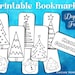 Christmas Tree Bookmarks Printable for Kids | 9 Designs | Holiday Craft ...