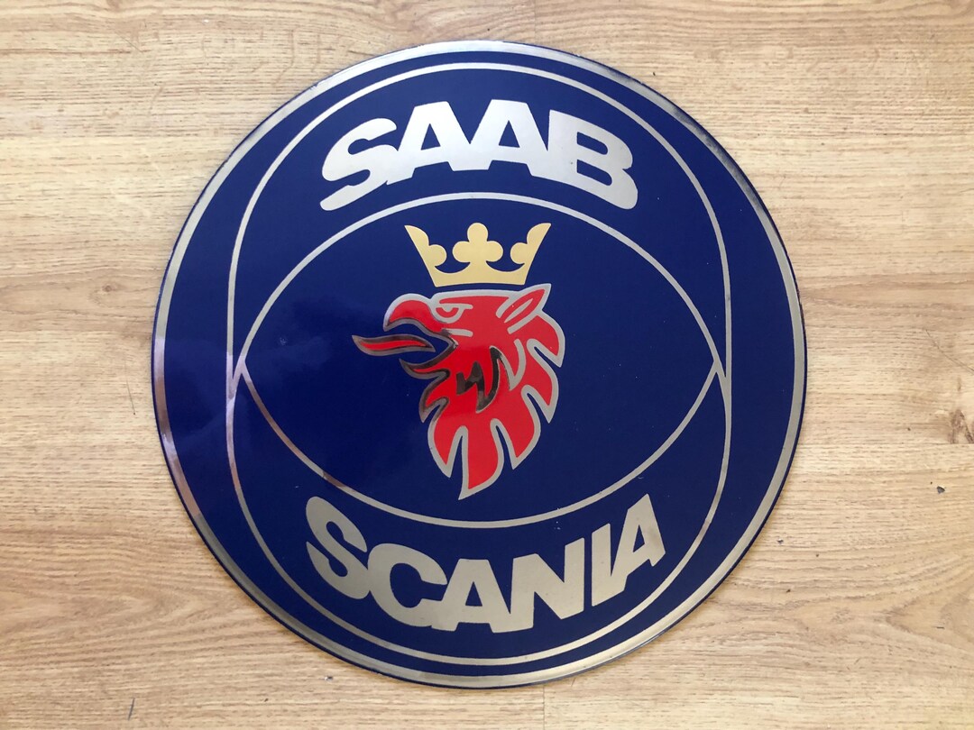 Rare Vintage Original 70s SAAB Scania Showroom Garage Advertising ...