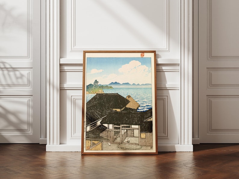 Kawase Hasui Woodblock Print | Japanese Landscape Ukiyo-e Art Poster ...
