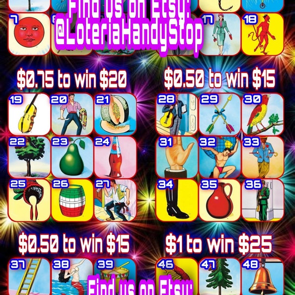 Online Loteria Game - Etsy