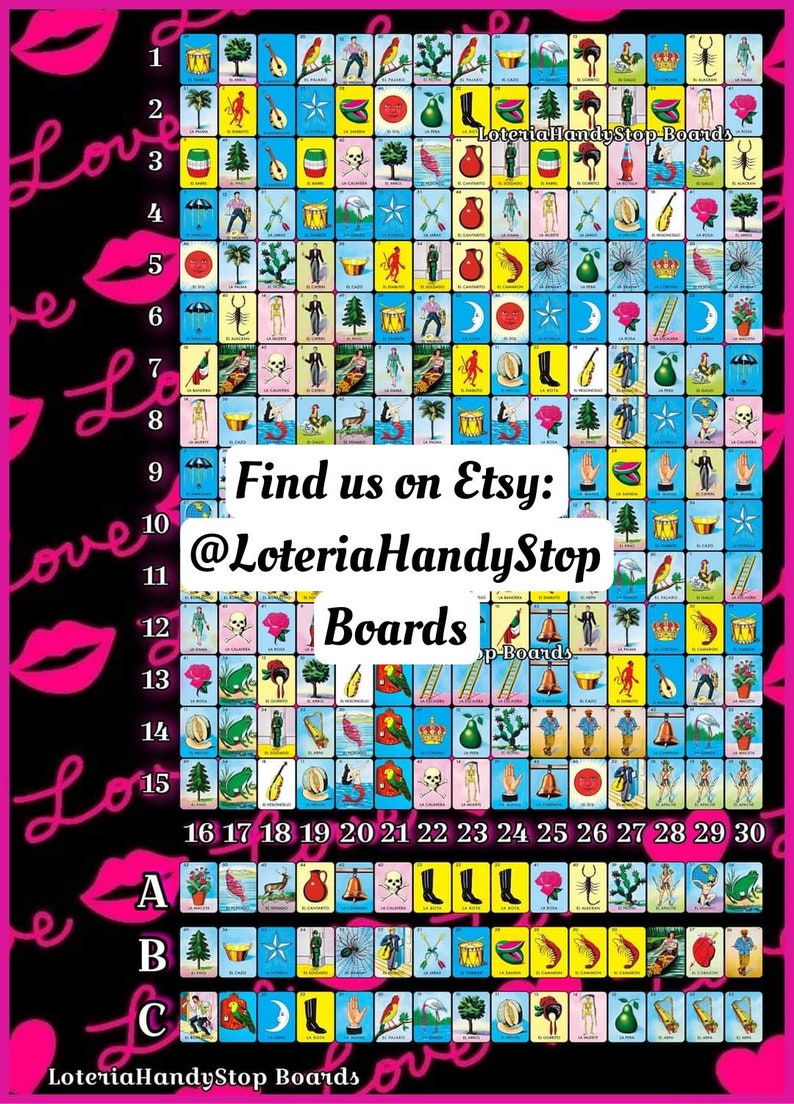 Triplets Loteria 30 Lines With Free Lines Game Boards - Etsy
