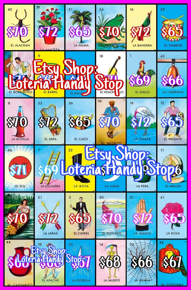 3 to Win Loteria Online Board Game to Play - Etsy