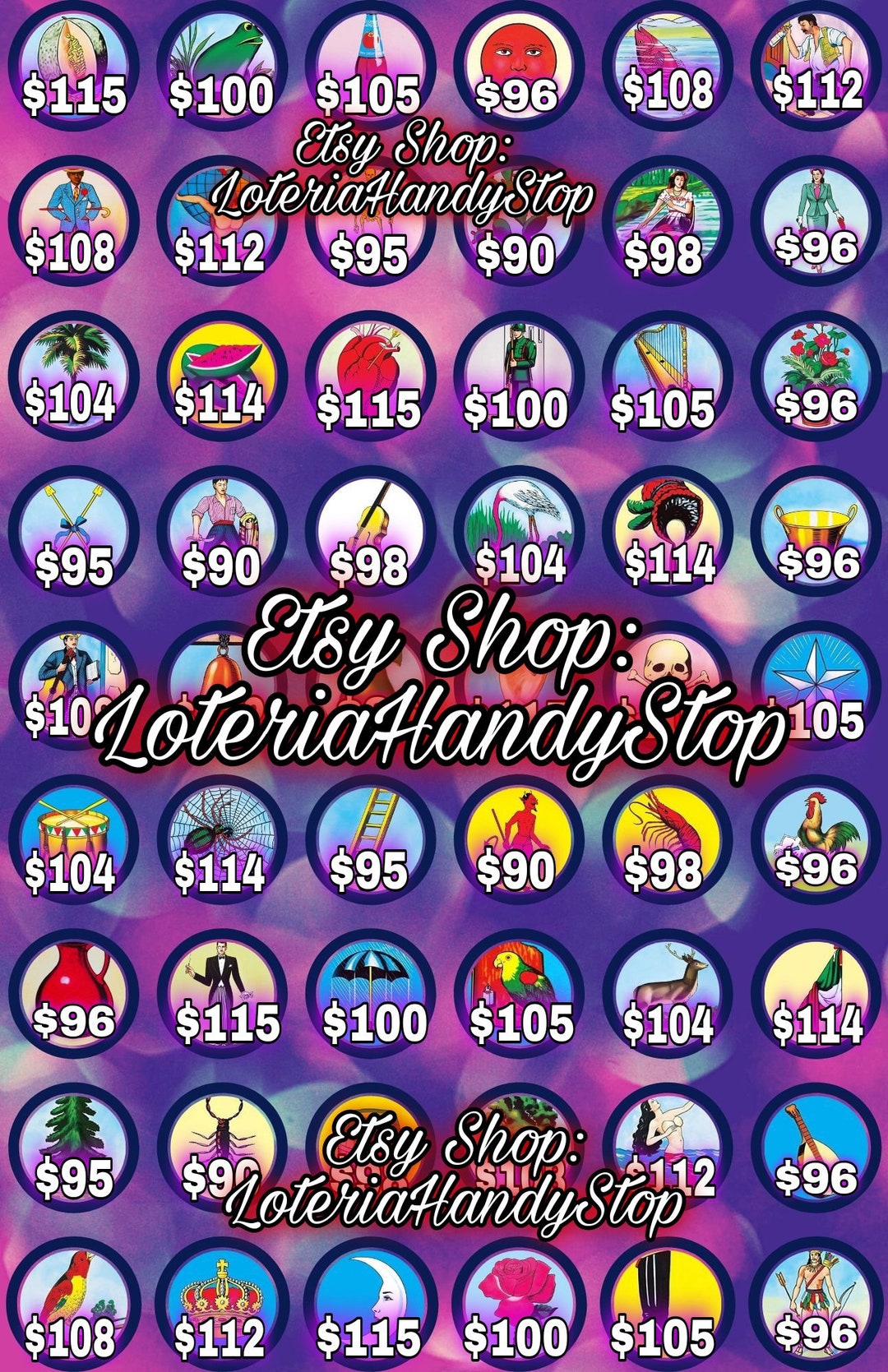 3 to Win Loteria Money Board Game - Etsy