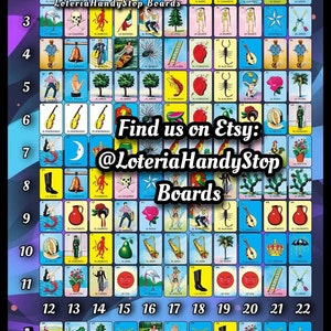 22 Lines Triplets Loteria Boards With Two Free Lines - Etsy