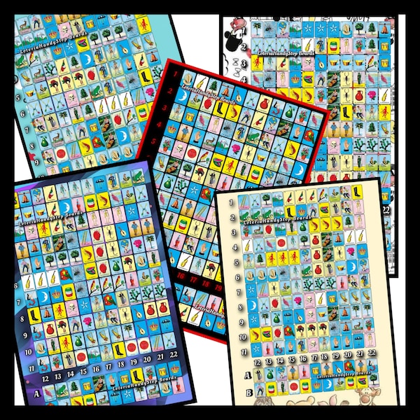 Free Loteria Boards Triplets - Etsy